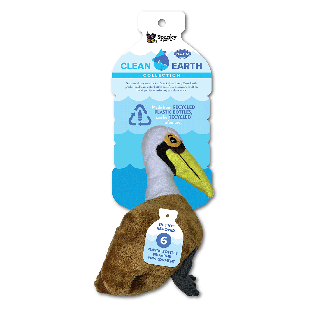 SPUNKY PUP Clean Earth Pelican Small | King Wholesale Pet Supplies