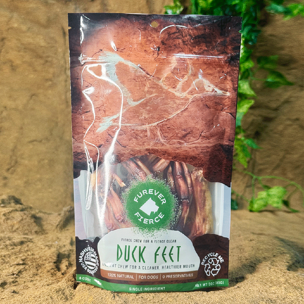 FUREVER FIERCE Duck Feet 6ct Bag | King Wholesale Pet Supplies